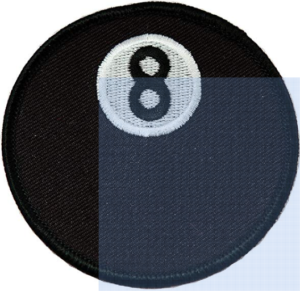 Regular 8-Ball Emblem Patch | THE BILLIARDS GUY